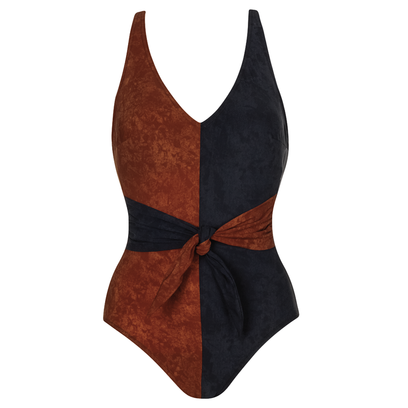 Sunflair Badpak Zwart/Bruin - Annadiva