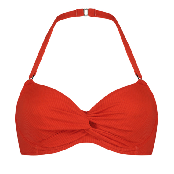 Beachlife Fiery Red Bikinitop - Annadiva