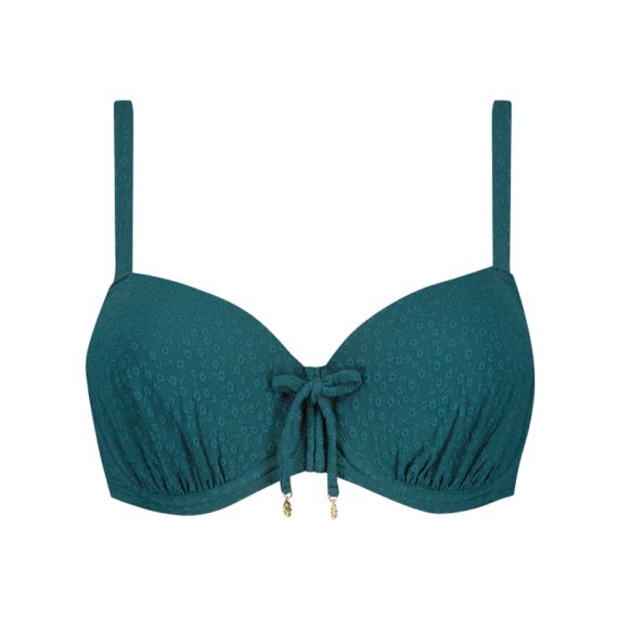 Cyell Flora Teal Voorgevormde Bikinitop | Annadiva