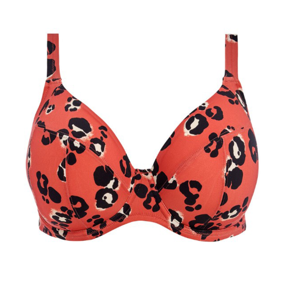 Elomi Badmode Kotiya Plunge Bikinitop Terracotta Annadiva