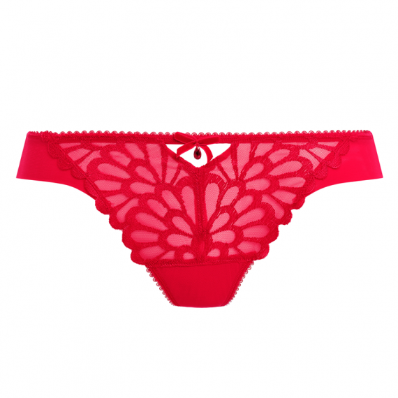 Freya Lingerie Loveland Brazilian Slip Bombshell Chilli Red - Annadiva