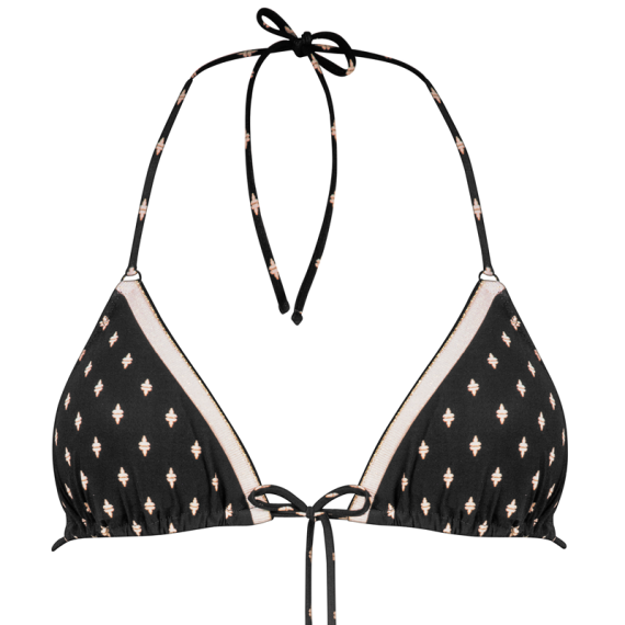 Watercult Soul Spots Triangle Bikinitop Black Oat Annadiva