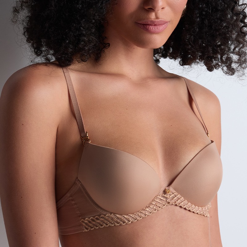 Aubade Sheer Emotion Push-up BH Sand - Annadiva